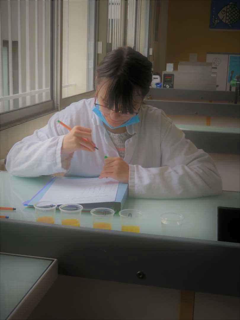 Bac Pro LABO analyse sensorielle de jus d'oranges - Kerustum